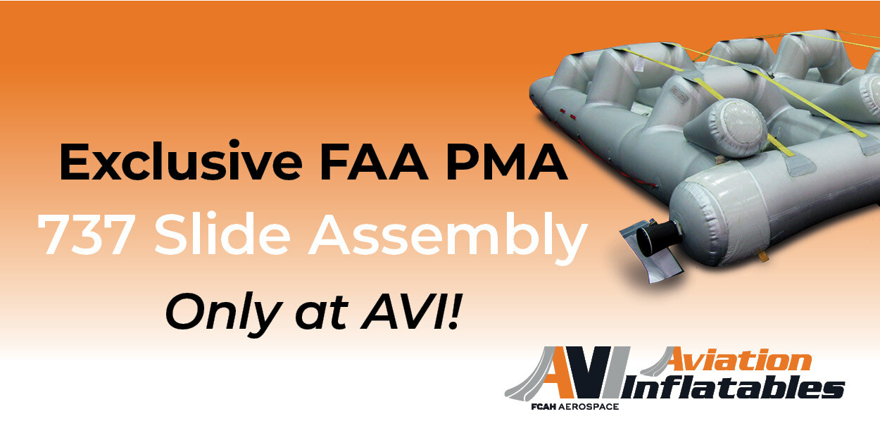 Exclusive FAA PMA 737 Slide Assembly – Only at AVI!